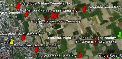 The Long, Long Trail's Google Earth guide to Ypres - The Long, Long Trail