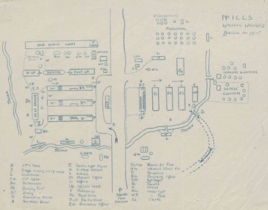 Locations of British Casualty Clearing Stations - The Long, Long Trail