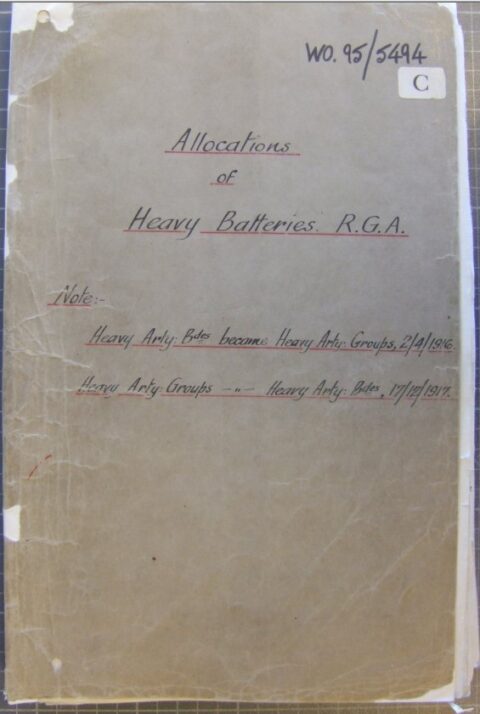 Heavy Batteries of the Royal Garrison Artillery - The Long, Long Trail